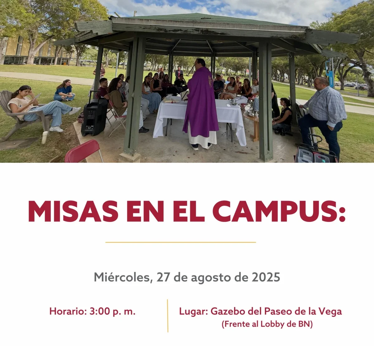 Misas en el Campus – Eventos@Sagrado